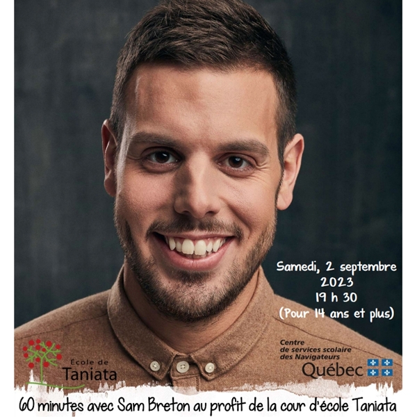 Prestation bénéfice de Sam Breton au profit de la cour d'école de ...
